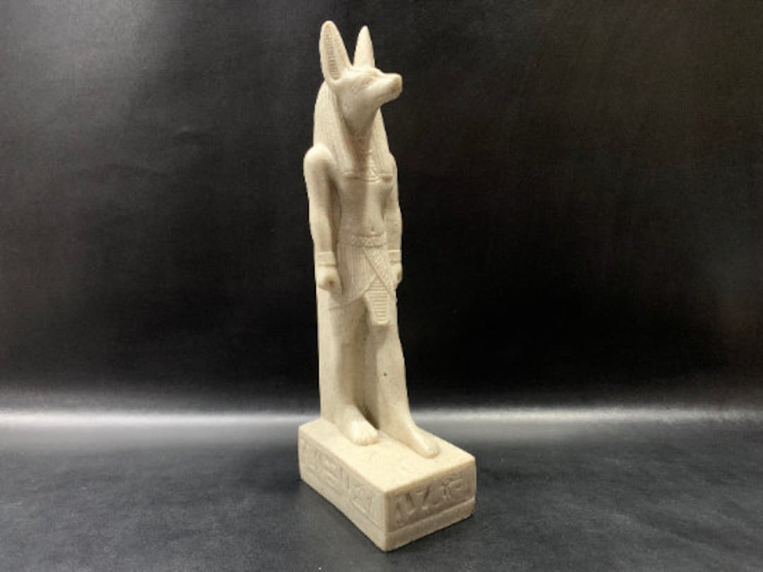 Ancient Egyptian Anubis God of Afterlife - Anubis Jackal God - God of ...