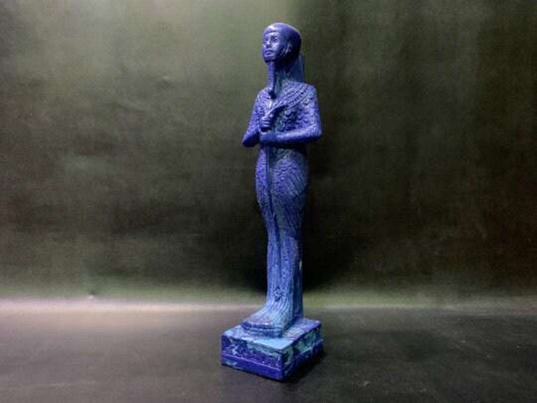 Fantastic Egyptian Ptah God Standing & Holding the Stick -altar Statue ...