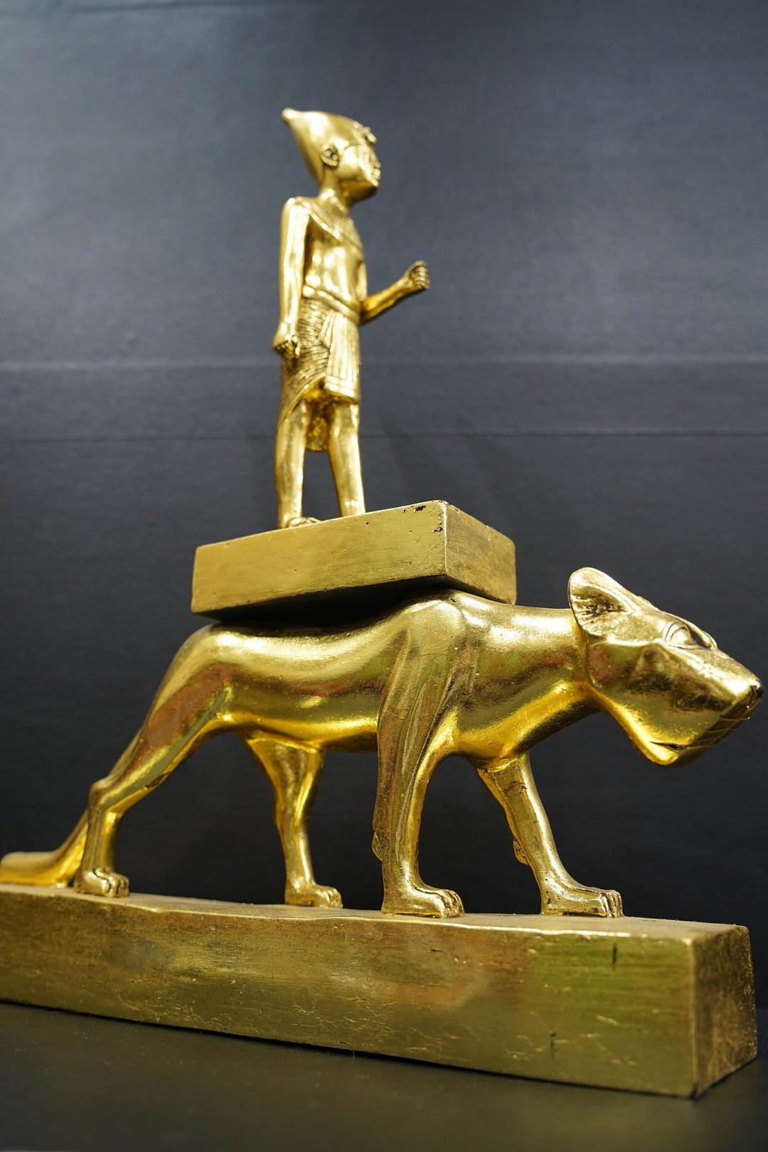 King Tut and the Leopard : Royal Bond and Symbol of Swiftness, Egyptian ...