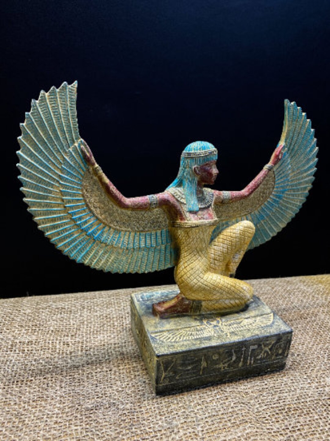 Goddess ISIS Statue, Egyptian Replica, Goddess Isis Sculpture, Home ...