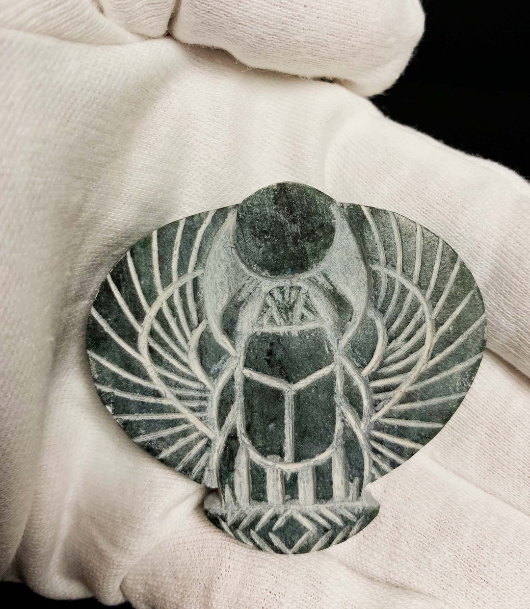Beautiful Egyptian Scarab Beetle ( Symbol of Good Luck ) Holding the ...