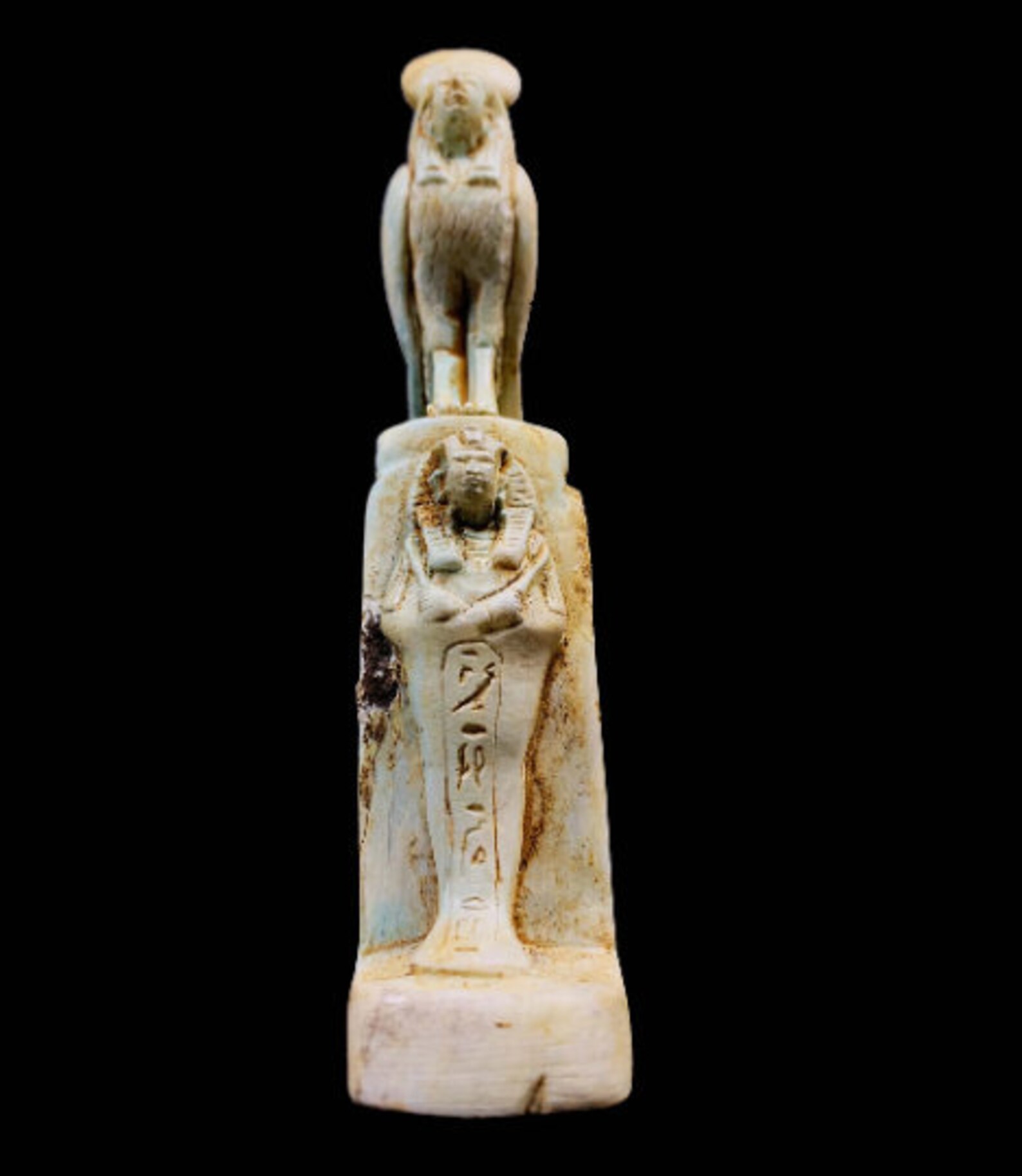 Unique Beautiful Statue of the Egyptian King Tutankhamun With the Cobra ...