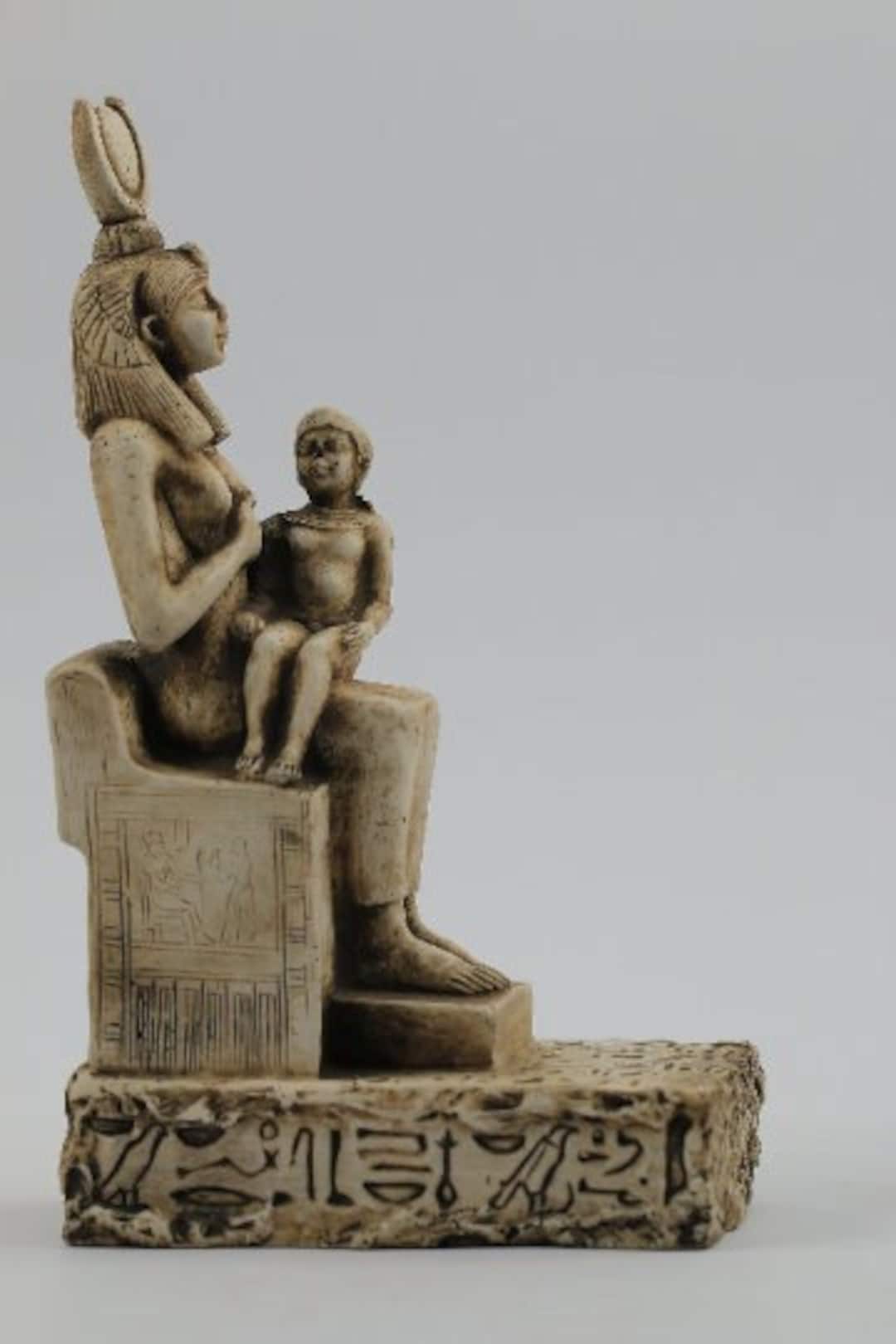 ISIS Goddess Breastfeeding Horus as a Baby Handmade Replica Replica ...
