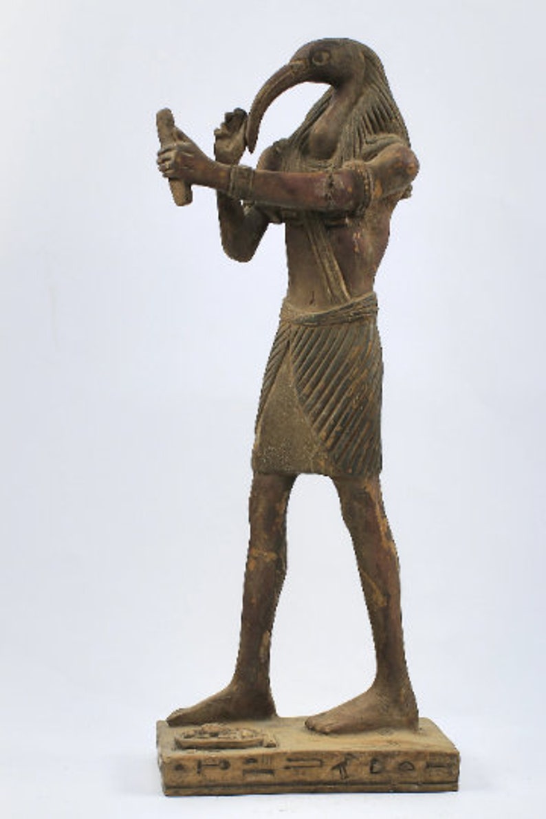 Ancient Egyptian Thoth Statue God of Moon-god of - Etsy
