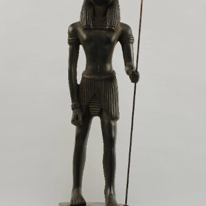 Egyptian Anubis Holding Was-scepter (symbol of Royal Authority ...