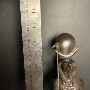 RA the Sun God of Ancient Egypt Holding the Ruling Stick - Replica ...