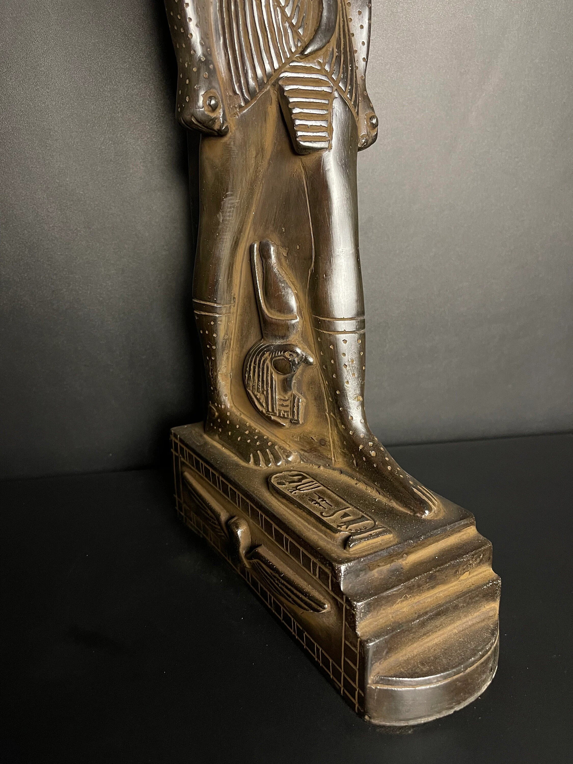 AMON RA the God of Sun Wearing Sun Disk With a Falcon Face - Altar ...