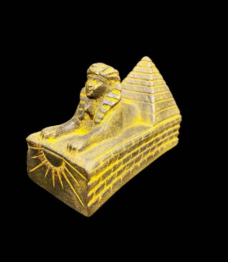 Egyptian Pyramid and Sphinx Handmade Decor Handmade - Etsy