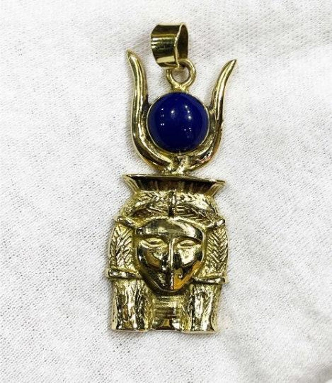 Real Handmade Egyptian Amulet - Hathor Amulet - Goddess Hathor ...