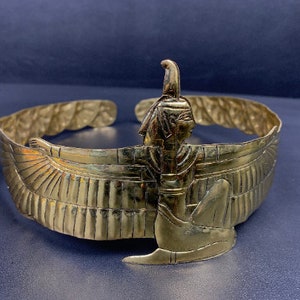 Unique Handmade Egyptian Pharaonic Crown of Maat the Goddess of Justice ...