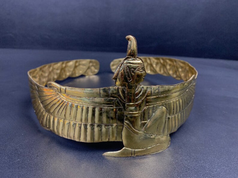 Unique Handmade Egyptian Pharaonic Crown of Maat the Goddess of Justice ...