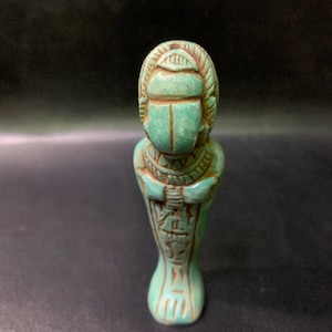 Fantastic Khepri Statue With Scarab Face & Human Body With Egyptian ...