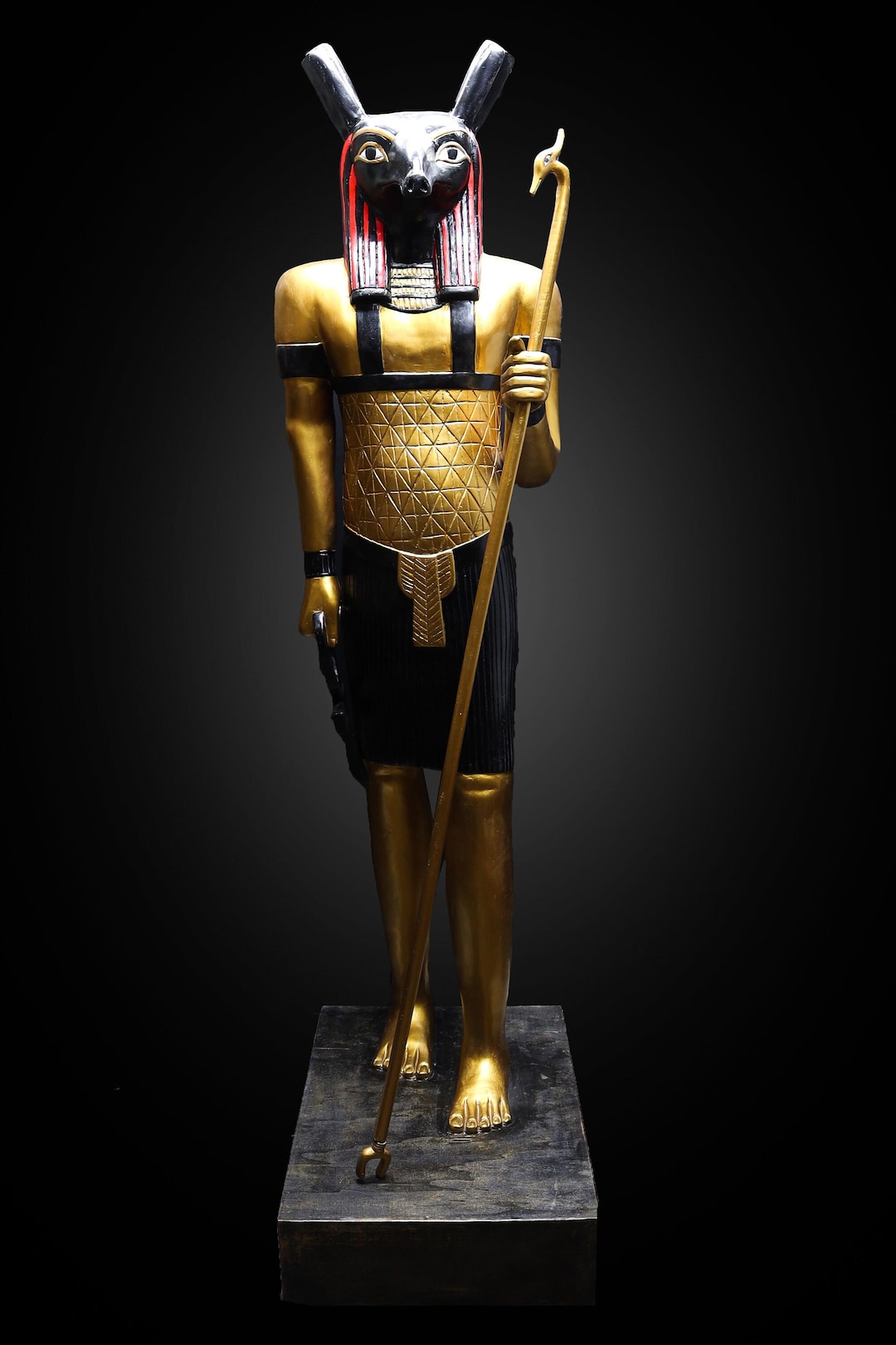 Life Size Set (seth) Statue - God of Evil - Replica Seth Like the ...