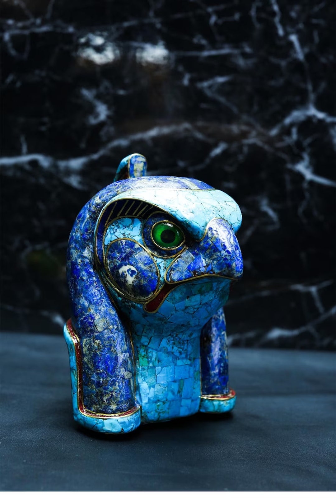 Gemstones Head of Horus God - Horus Falcon God - Flacon God Horus ...