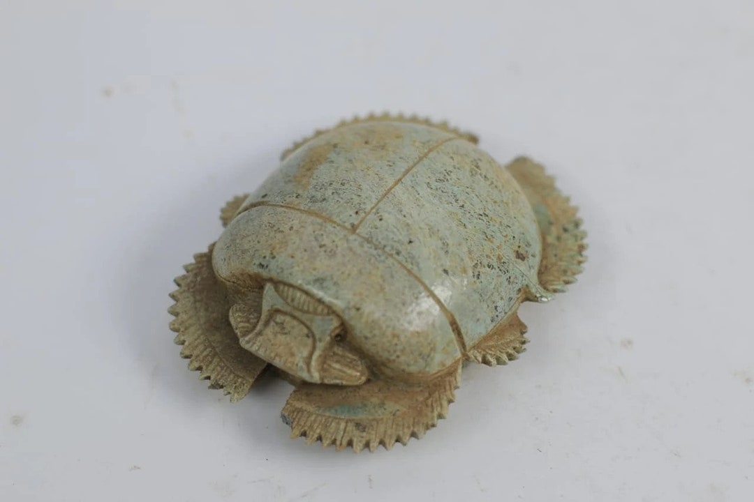Amazing Large Beautiful Good Luck SCARAB - Hand Made From Chest Stone ...