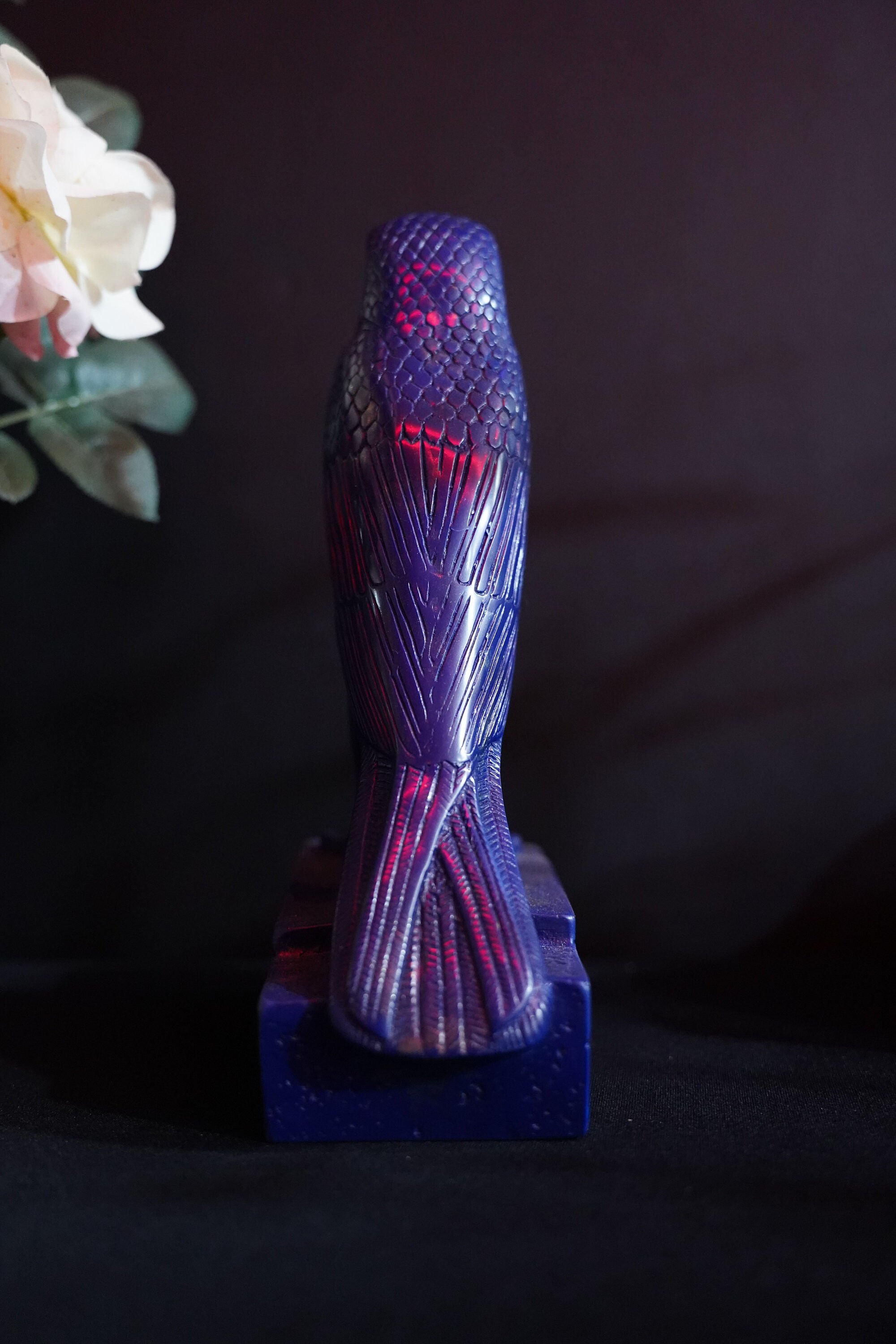 Blue Ancient Egyptian Horus Falcon - Sky Horus - God of the Sky - Horus ...