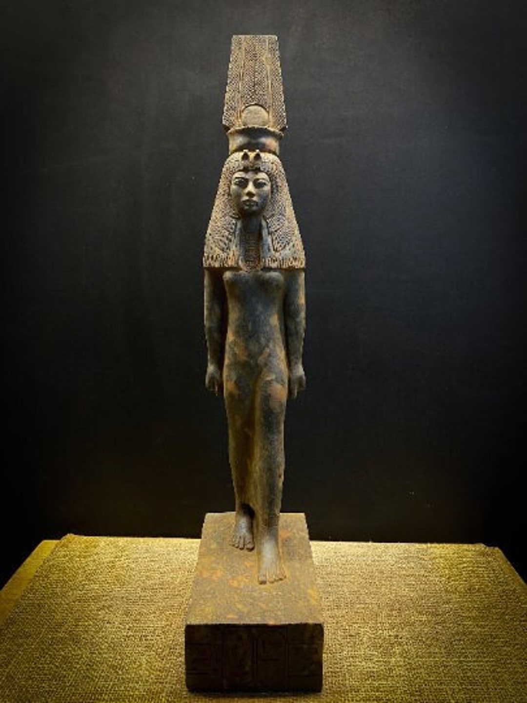 Handmade Real Granite Queen Tiye Statue, Egyptian Queen Tiye, Handmade ...