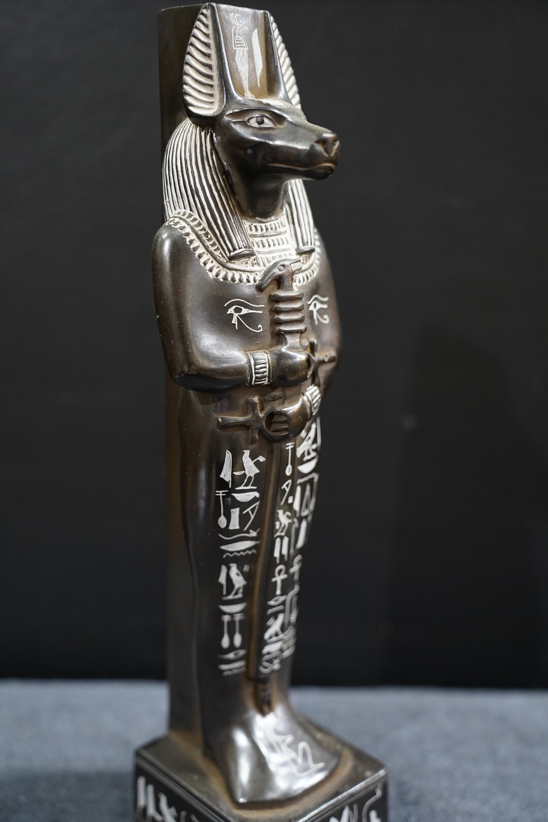 Anubis in Basalt: Guardian of the Underworld and Divine Justice - Etsy