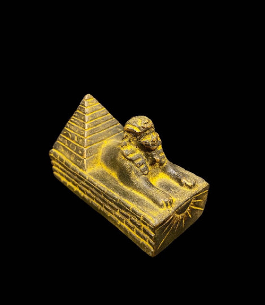 Egyptian Pyramid and Sphinx - Handmade Decor - Handmade Antique ...