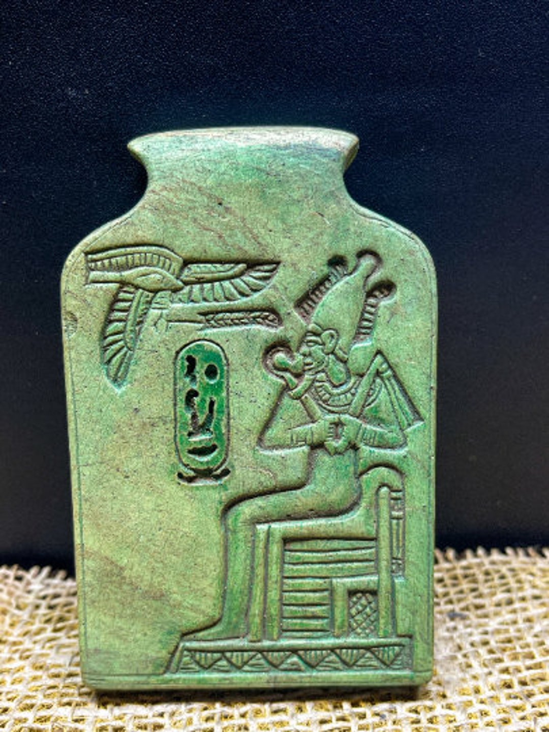 Handmade Osiris Amulet, God Osiris, Handmade Jewelry, Egyptian Osiris ...