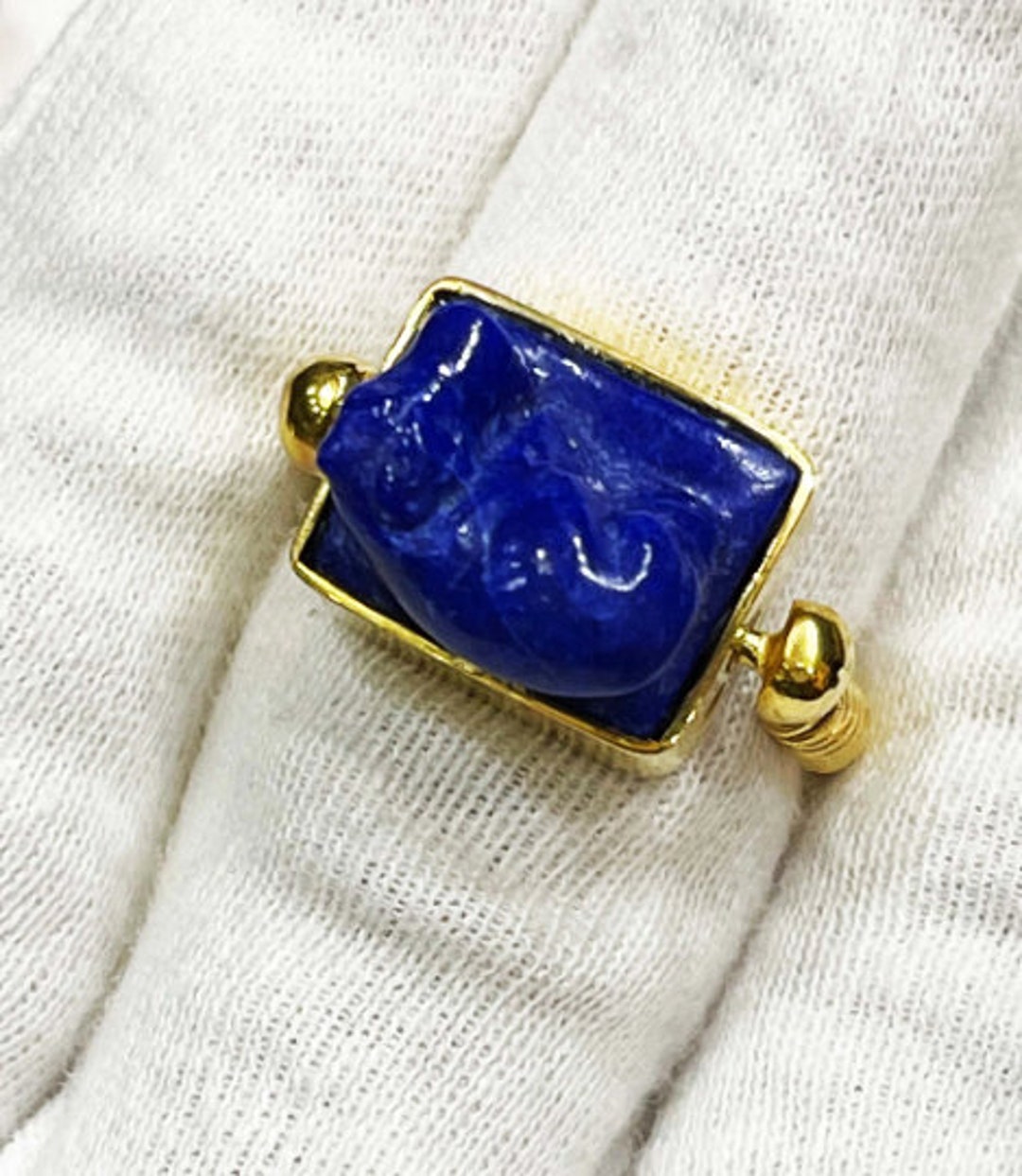 Egyptian Ring of the Egyptian HIPPOPOTAMUS - Handmade Ring - Ring ...