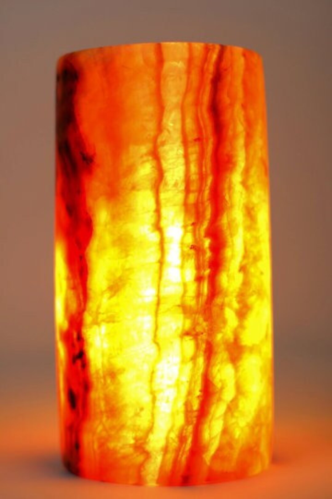 Light Brown Alabaster Carved Lantern, Carefully Carved From the ...