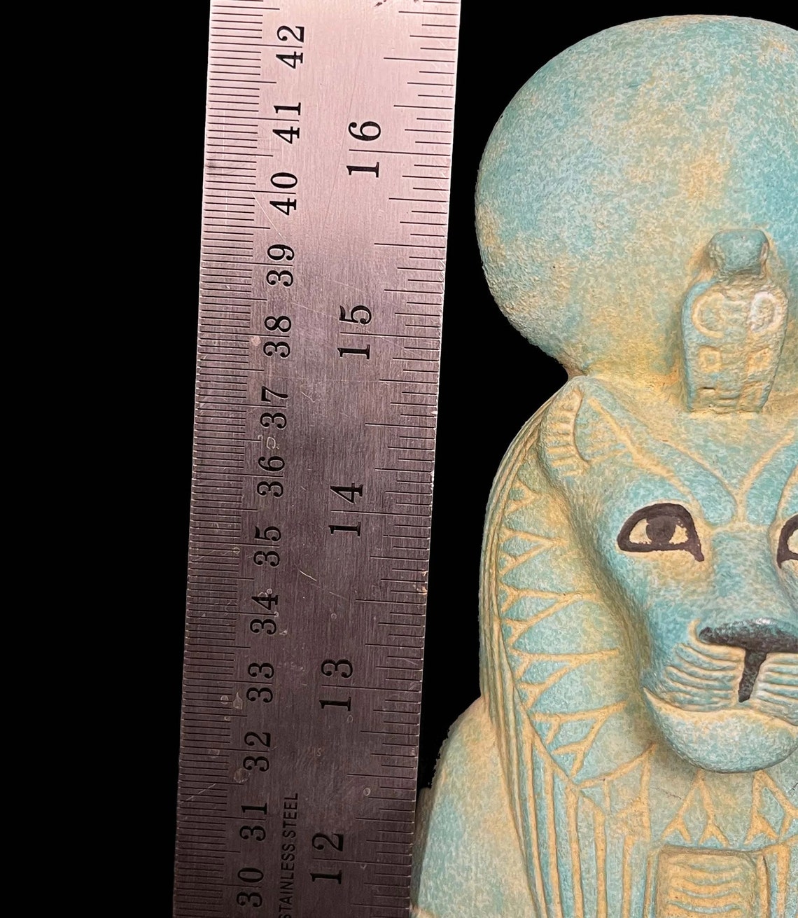 Ancient Egyptian Sekhmet Wearing the Sun Disk Sekhmet Statue - Etsy