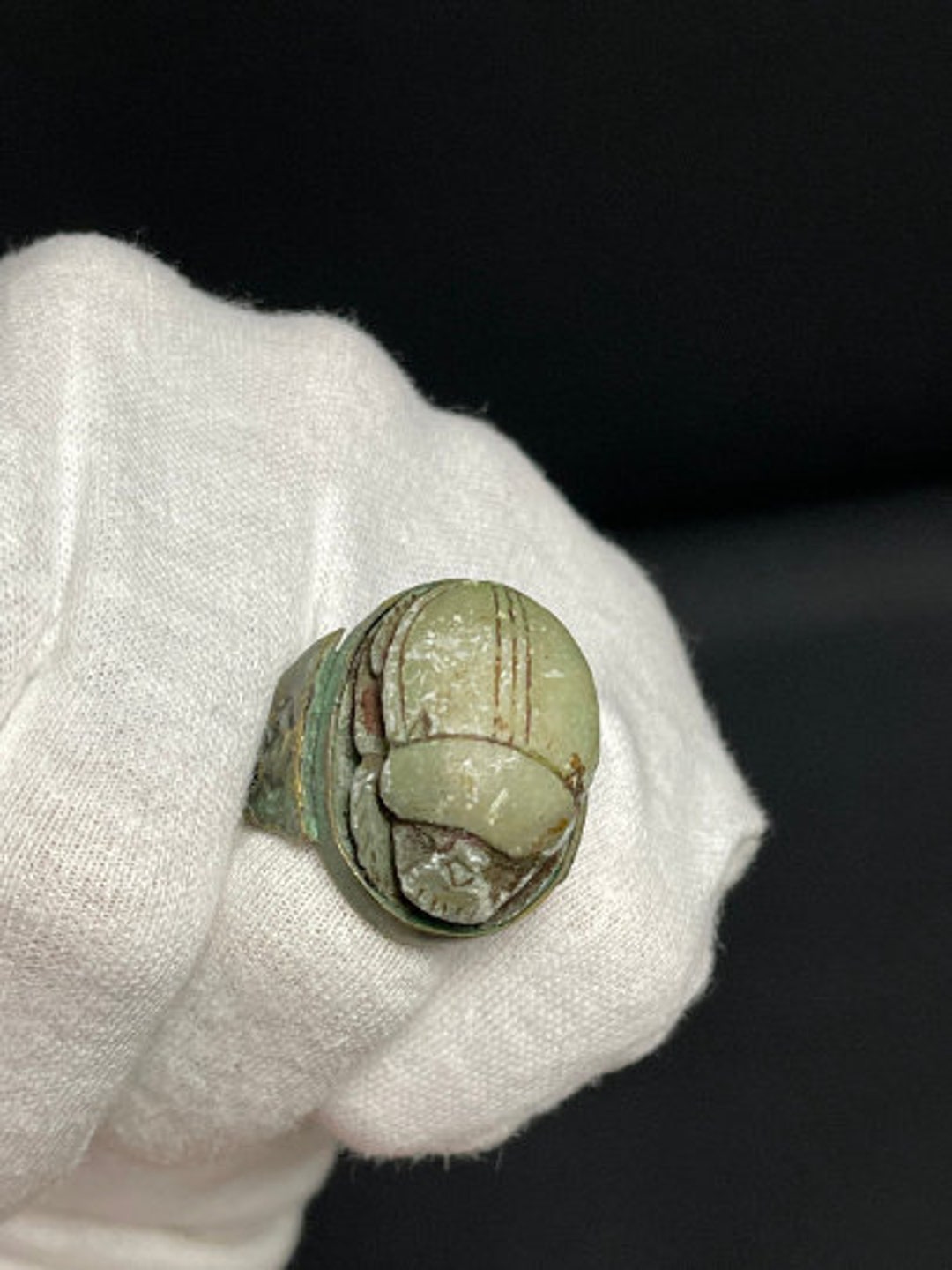 Marvelous Ancient Egyptian Scarab Ring With the Beautiful Details and ...
