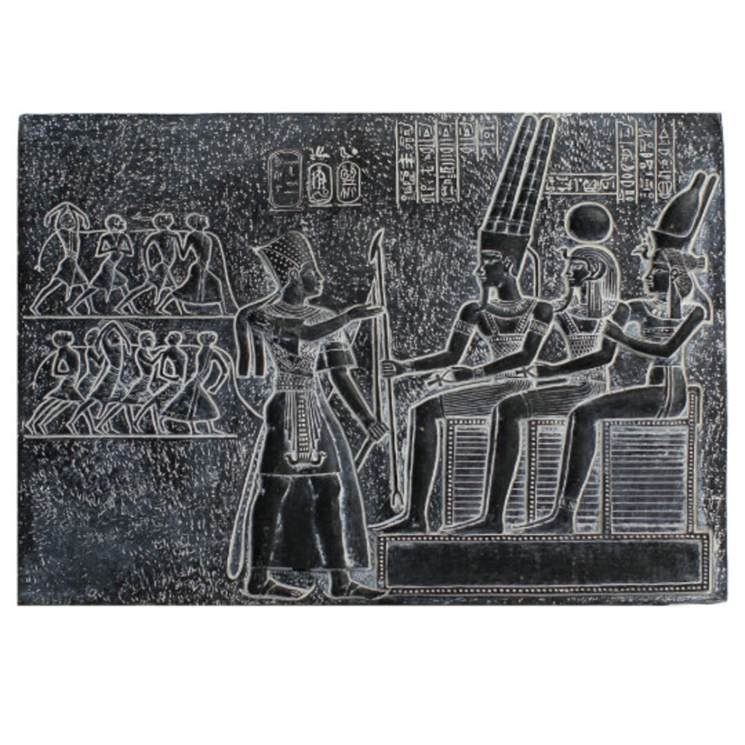 Ramses the Great and the Divine Triad of Thebes (amun, Mut and Khonso ...