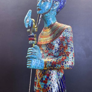 Ptah God, Ptah Statue, Phthah Egyptian God, Egyptian God Ptah Holding ...