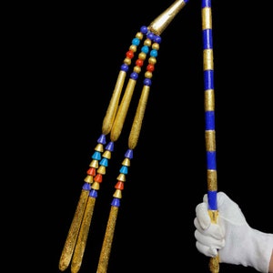 Rare Set of Ancient Egyptian Crook and Flail - Handmade of Wood Like ...