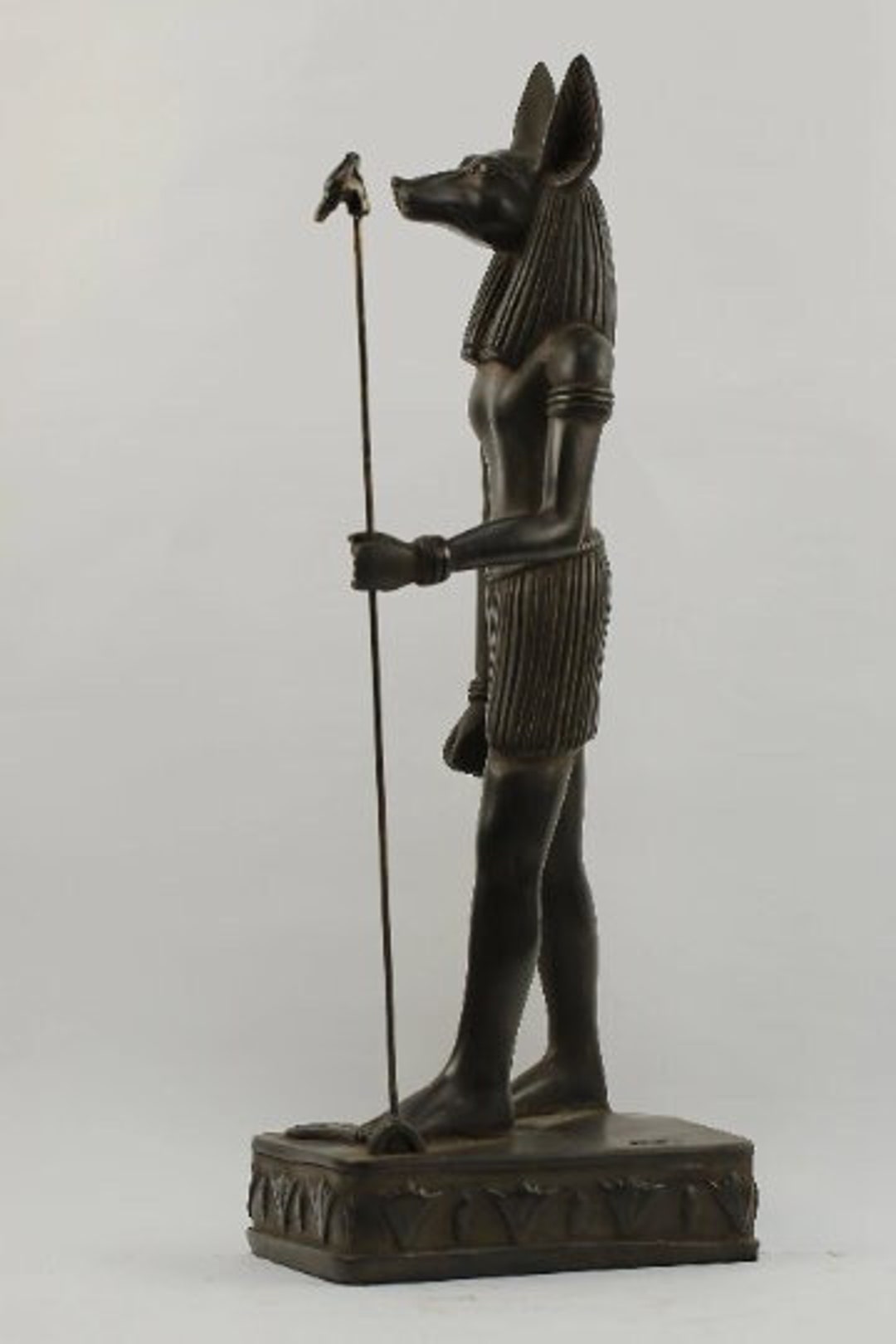 Egyptian Anubis Holding Was-scepter (symbol of Royal Authority ...