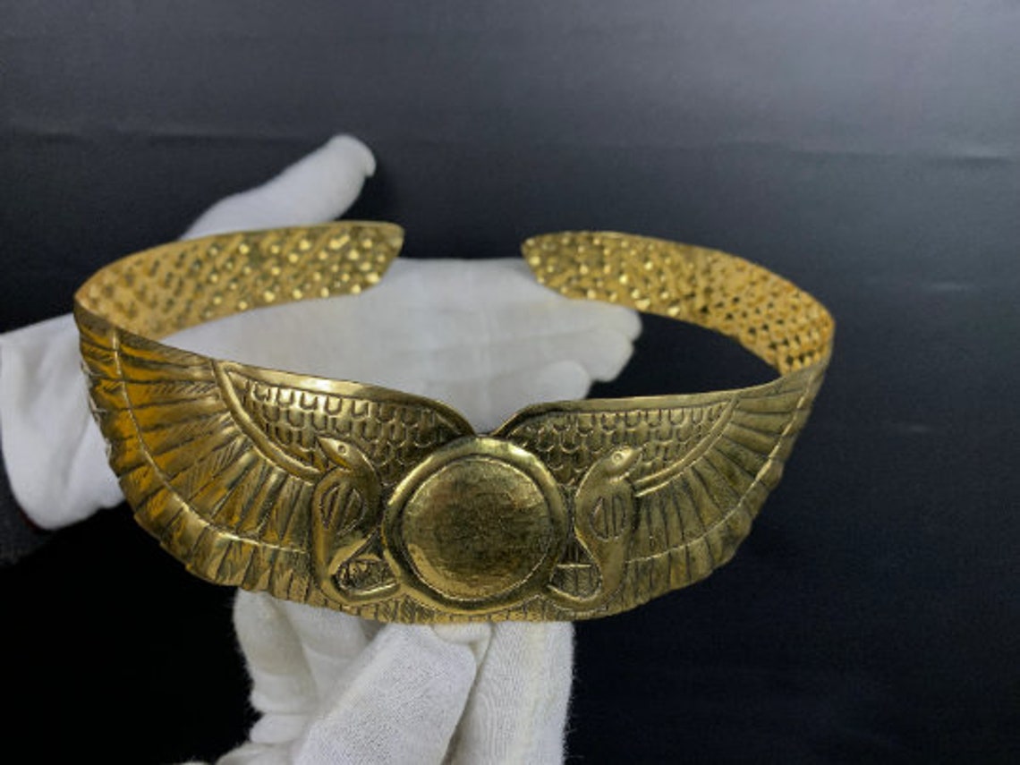 Handmade Egyptian Pharaonic Crown of the Sun One of the Oldest Symbols ...