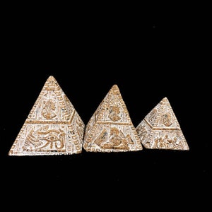 Three Egyptian Pyramids - Pyramids of Giza - Handmade Pyramids ...
