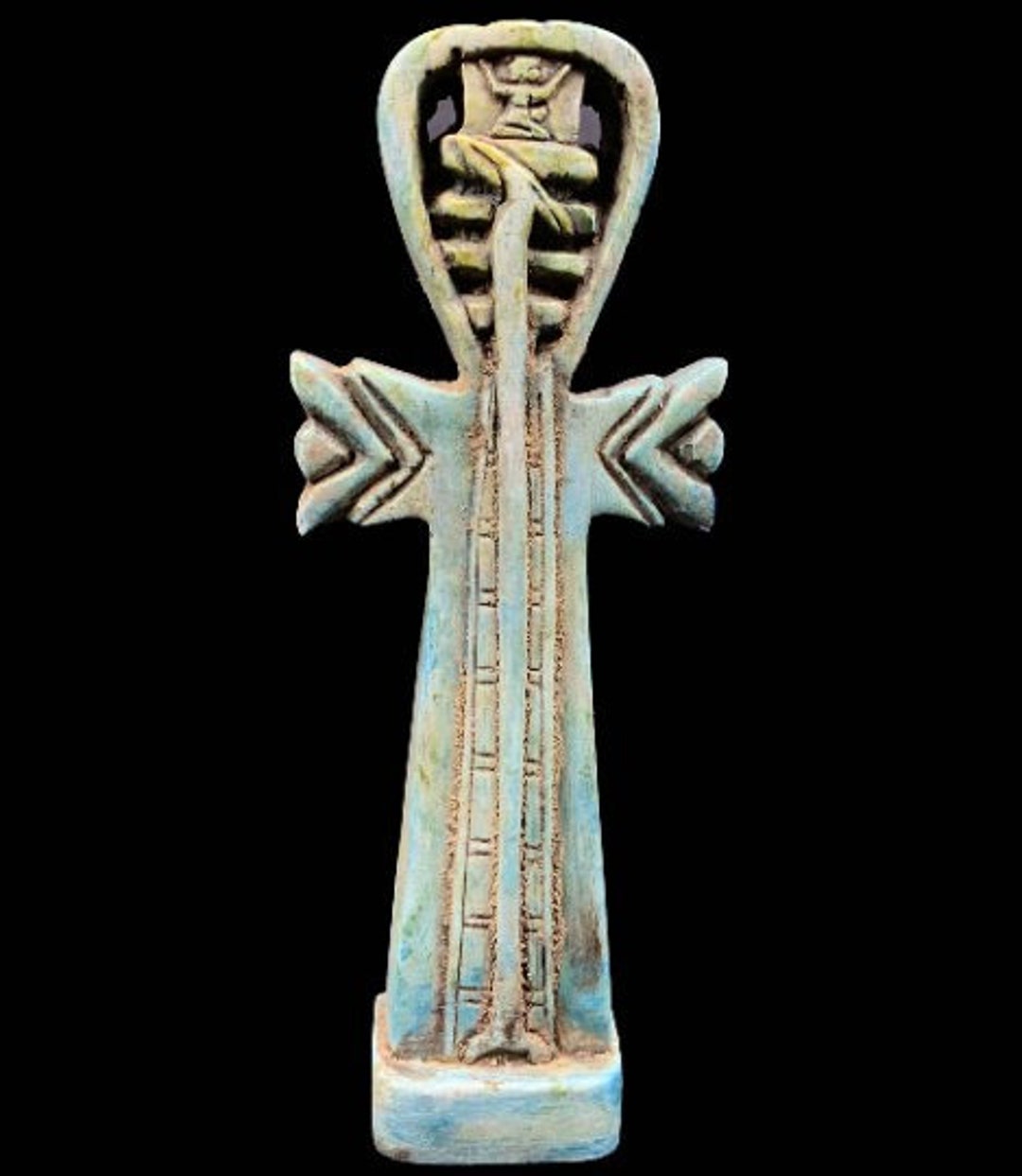 Unique Egyptian ANKH key of Life With the Was Scepter and ISIS Goddess ...