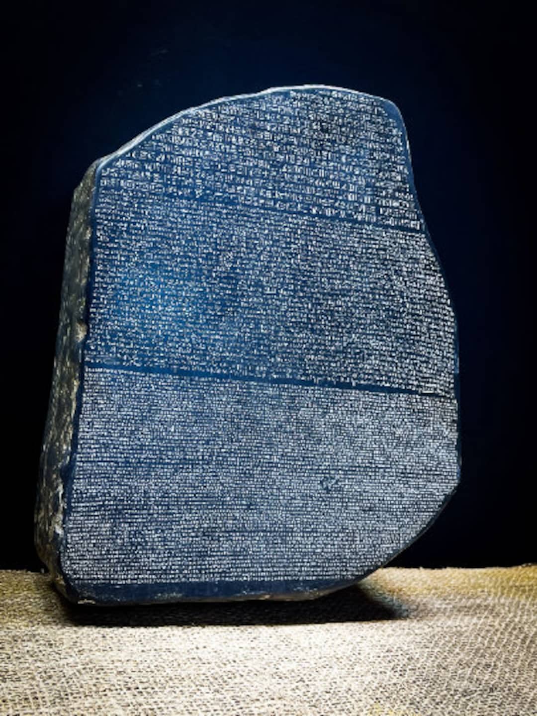 The Rosetta Stone Replica - Handmade Basalt Rosetta - Hand Made Altar ...