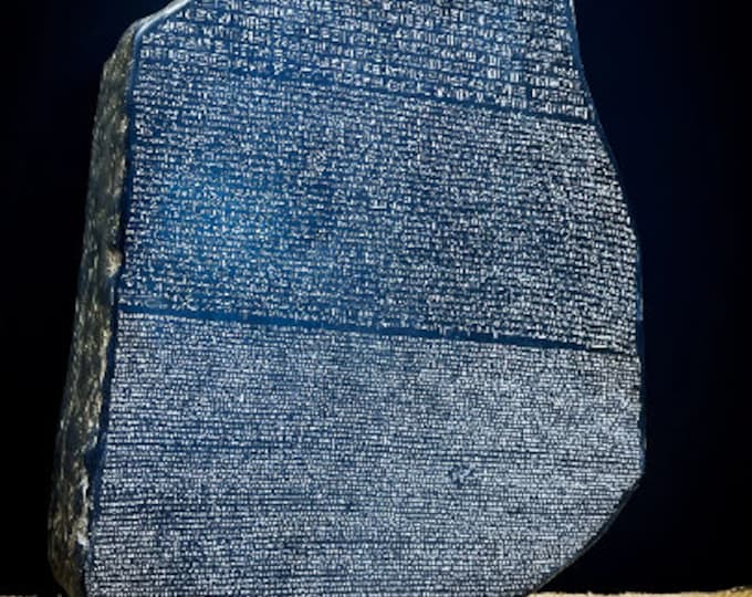 The Rosetta Stone Replica Handmade Basalt Rosetta Hand Made Altar ...