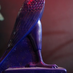 Blue Ancient Egyptian Horus Falcon - Sky Horus - God of the Sky - Horus ...