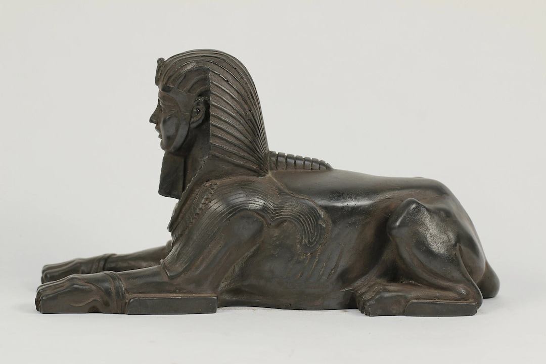 Unique Great Replica of Sphinx in Giza Made From Black Stone -perfect ...