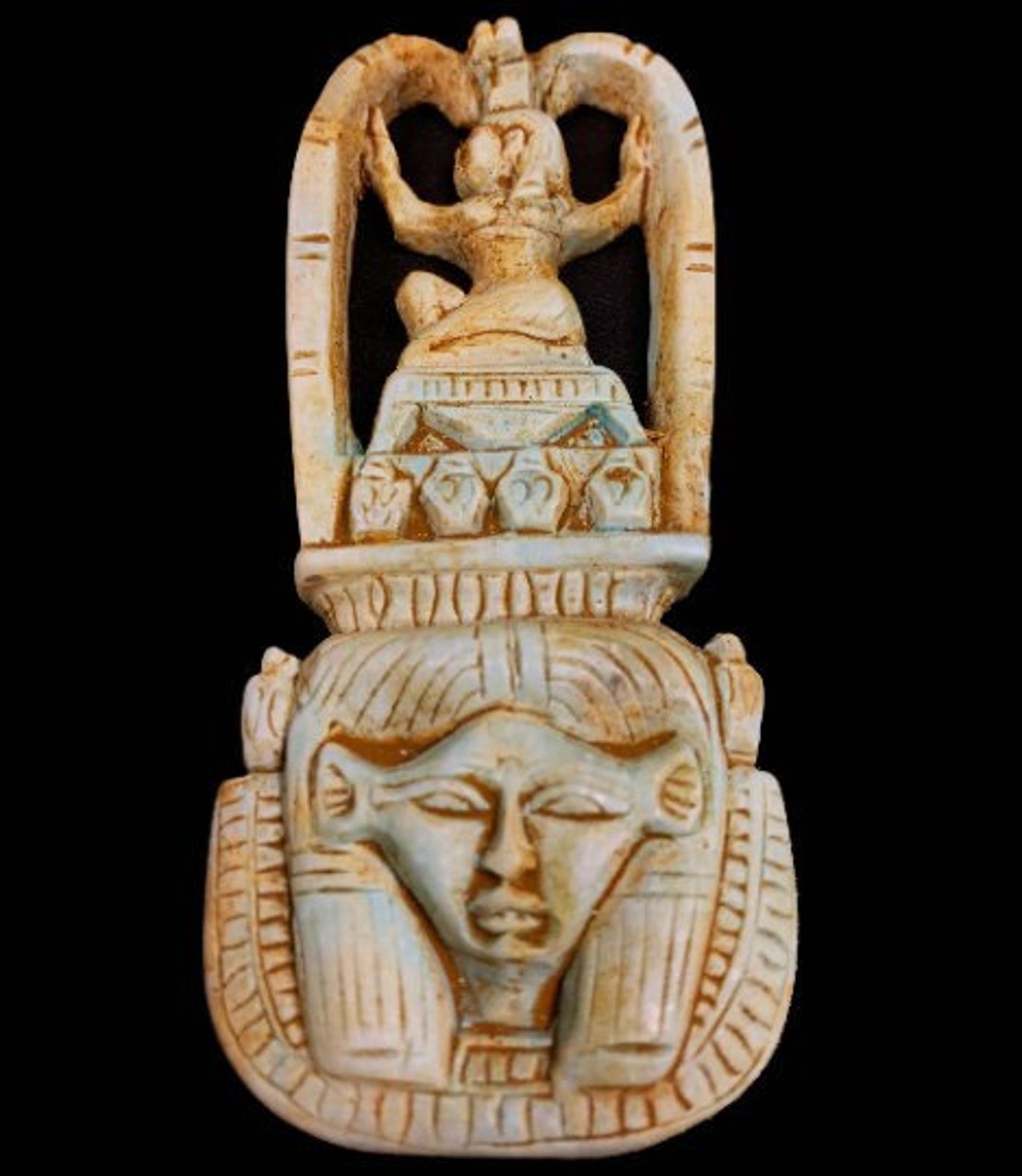Real Face of the Egyptian Hathor Goddess of the Sky & Fertility and ...