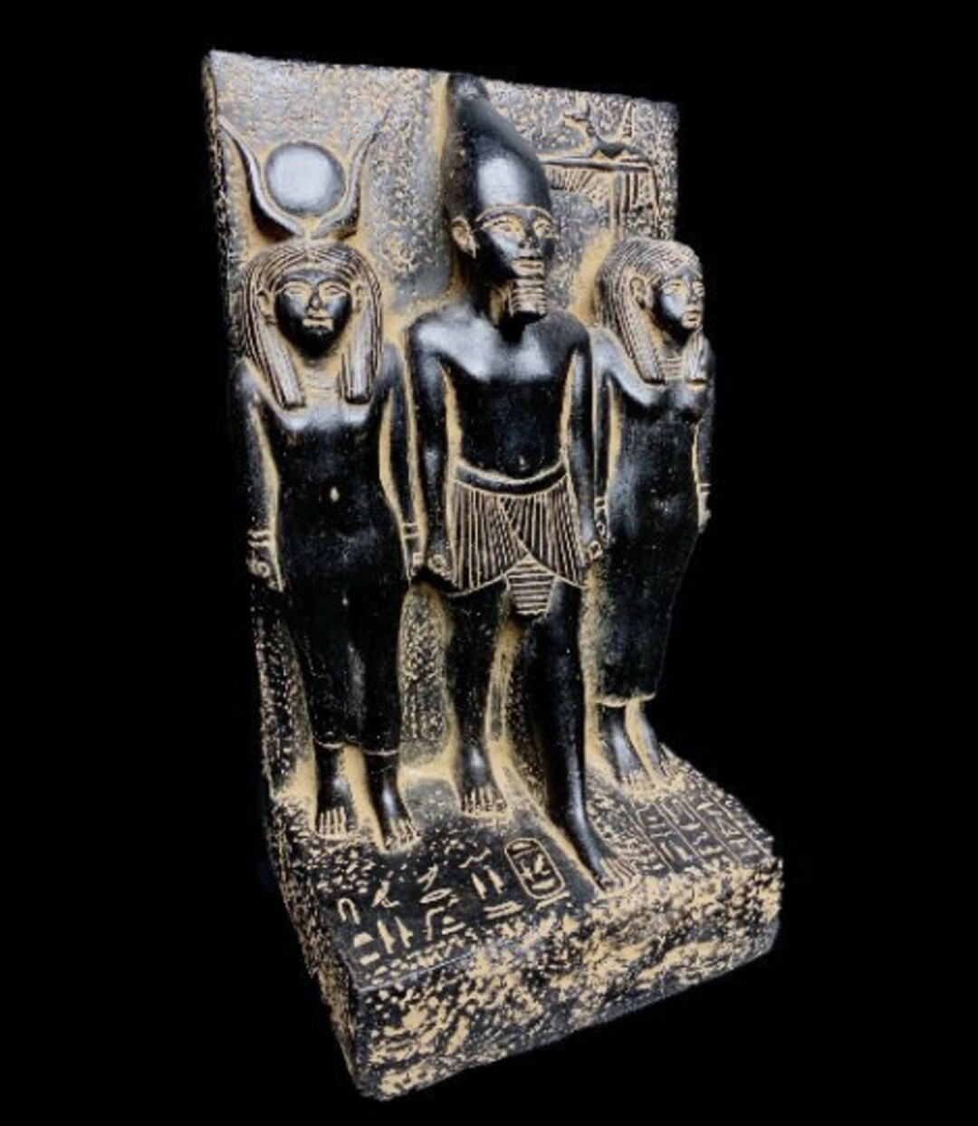 In a Perfect Scene Isis and Osiris and Nephthys Standing Together With ...