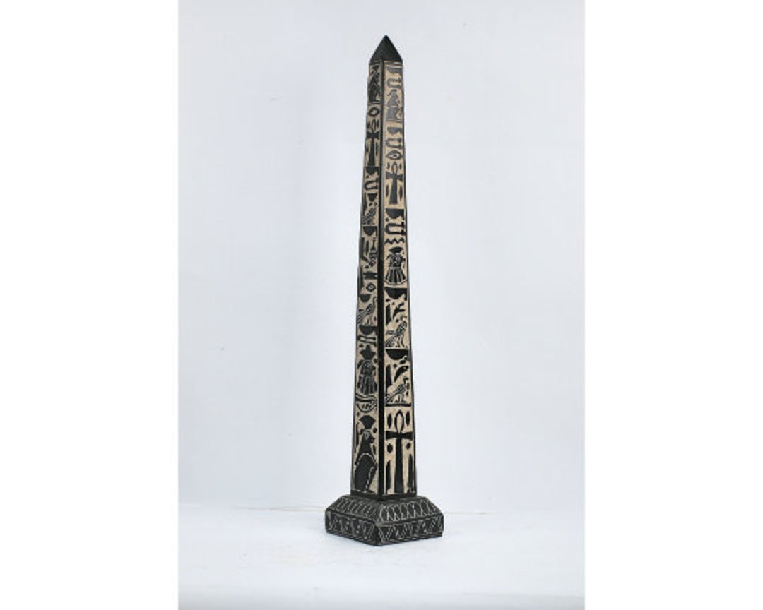 Amazing Egyptian Handmade Large Obelisk Made From Gray Basalt With ...