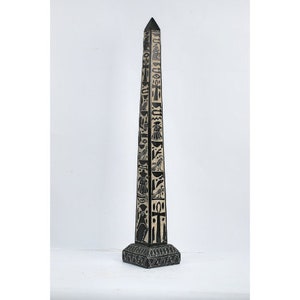Amazing Egyptian Handmade Large Obelisk Made From Gray Basalt With ...
