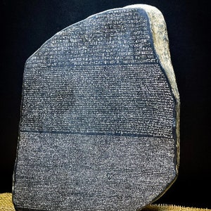 The Rosetta Stone Replica - Handmade Basalt Rosetta - Hand Made Altar ...