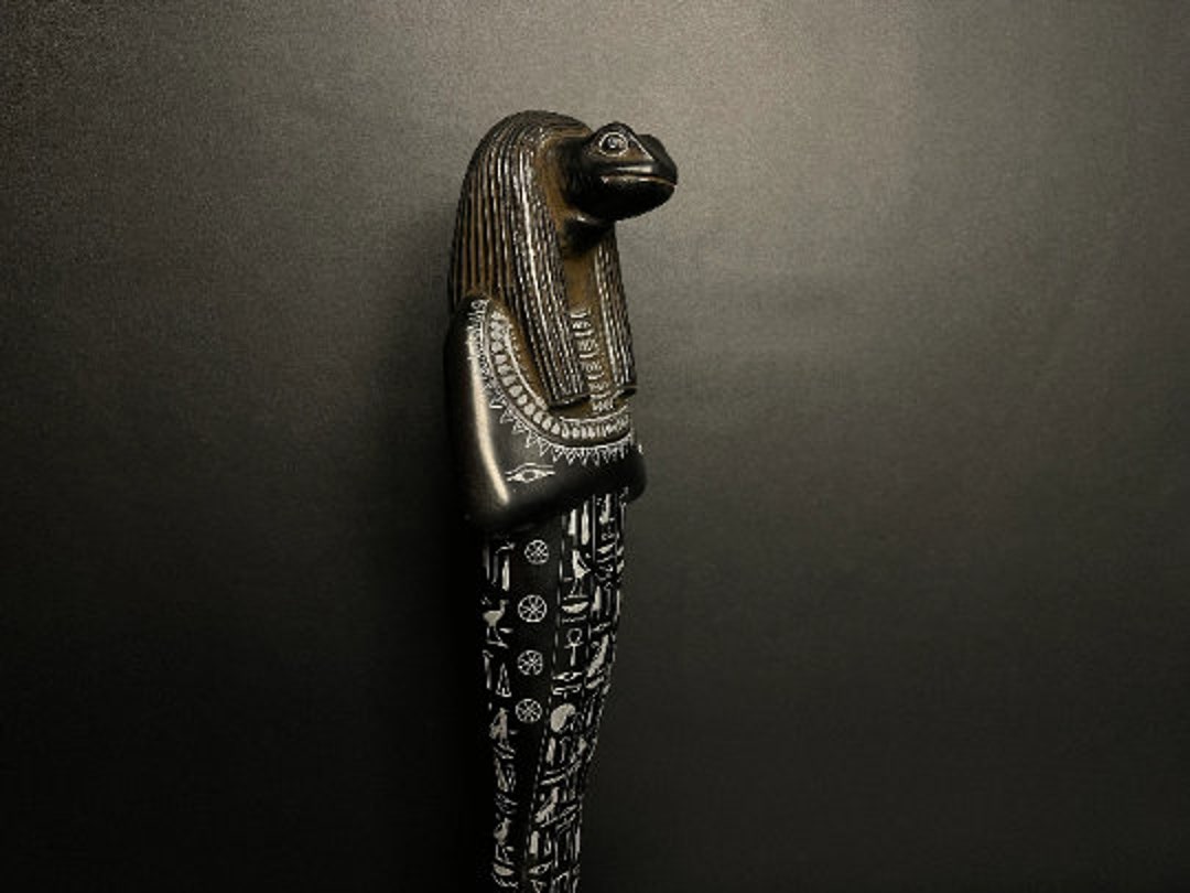 Heqet Altar Statue - Heket Goddess of Chaos & Night - Ancient Egyptian ...