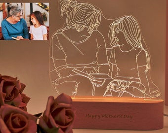 Mom Night Light - Etsy