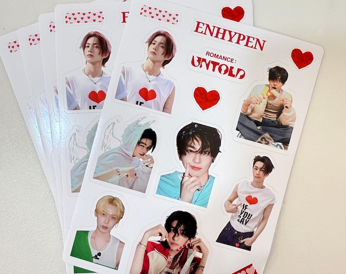 100+ Enhypen Digital Stickers Pack | Kpop Sticker Set | Enhypen Labels ...