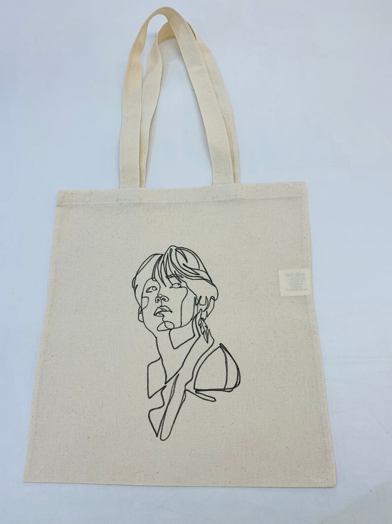 BTS V Taehyung Tote Bag 100% Eco Friendly Cotton Hand | Etsy
