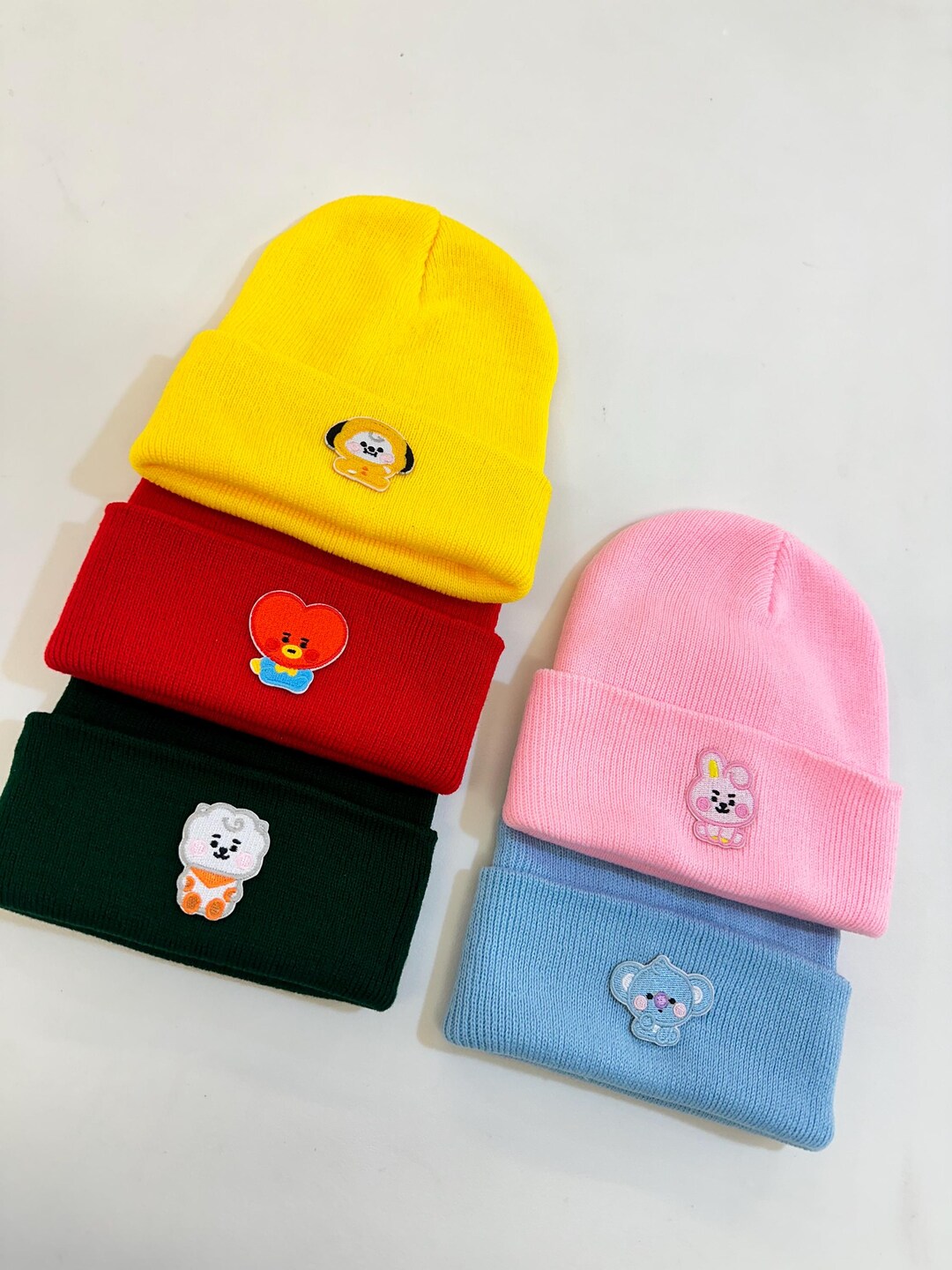 BTS Beanie Winter Hat BT21 - Etsy