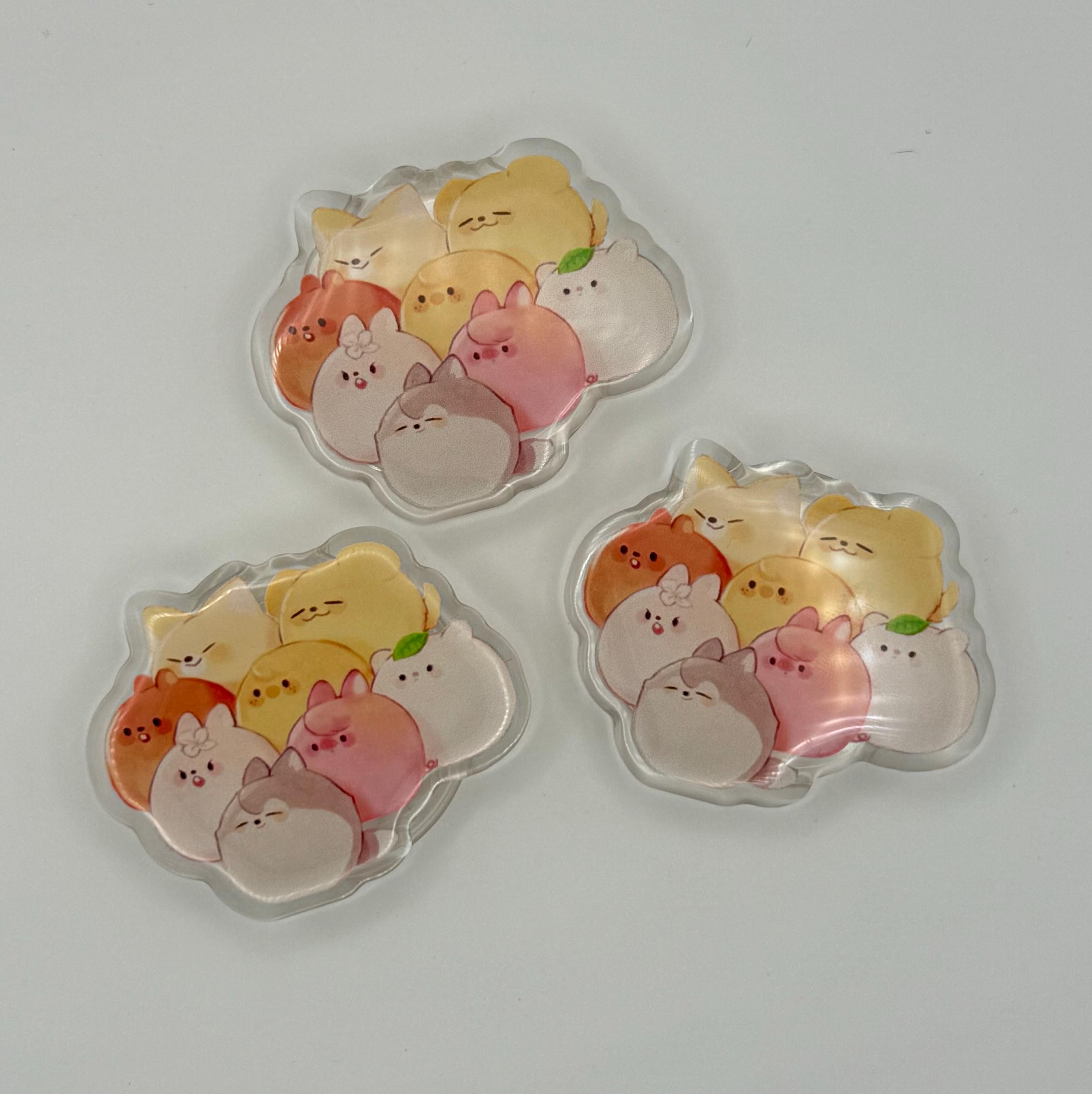 Stray Kids Group Phone Grip - SKZOO Marshmallows - Etsy